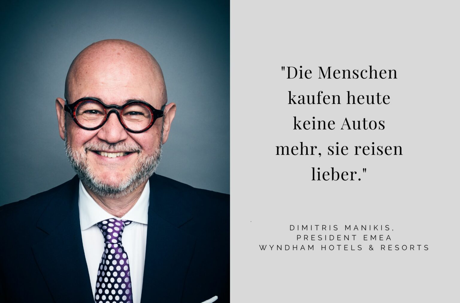 EMEA President Dimitris Manikis erläutert seine Strategie - Tophotel.de